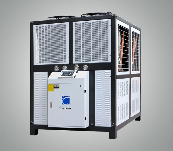 Chillers and water cooling systems for industrial process cooling